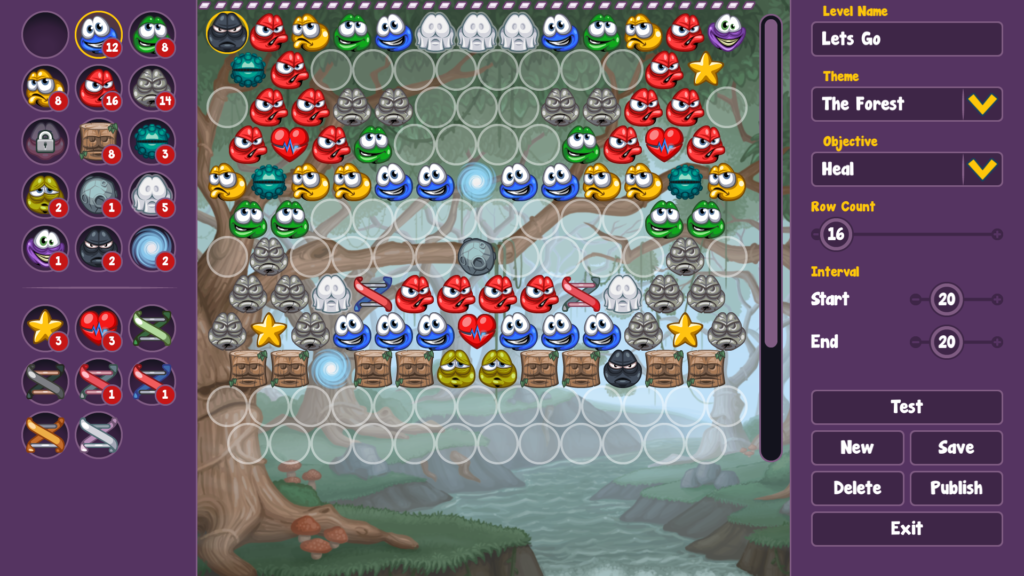 Create, Share and Play - Level Editor - Hero Concept