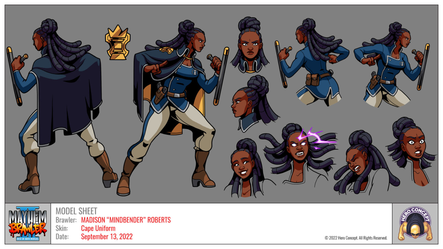 Mayhem Brawler II Developer Diary 7: Weapon Masters - Hero Concept