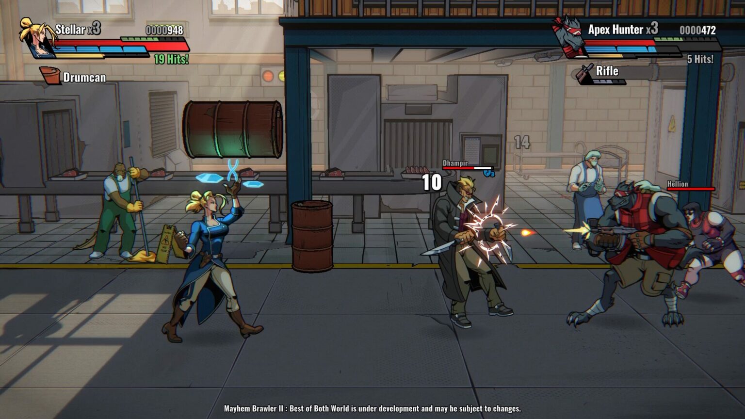 Mayhem Brawler II: Best of Both Worlds - Hero Concept